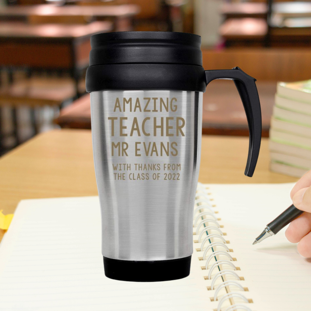 Personalised Teacher Travel Mug – The Personal Shop
