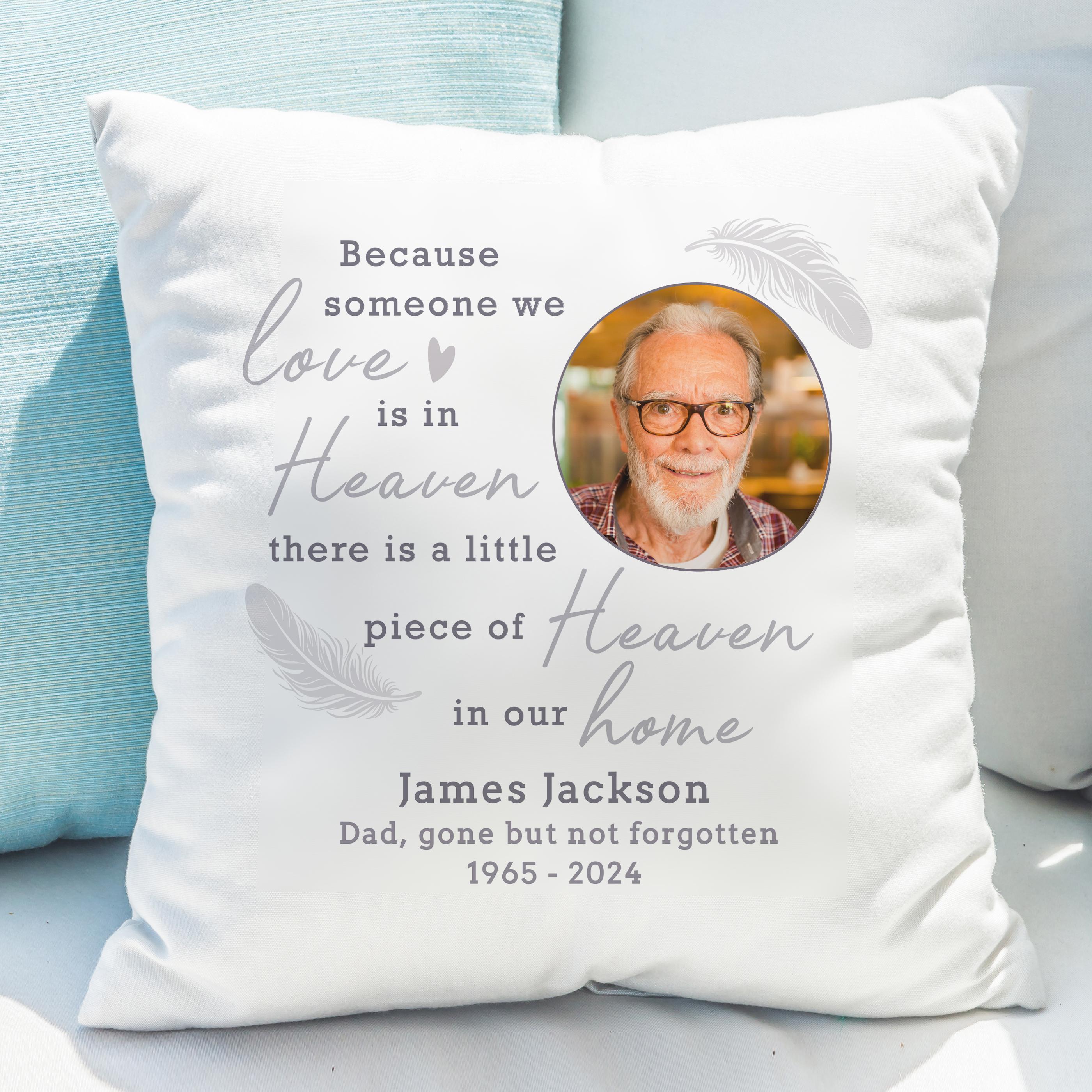 Personalised Memorial Photo Upload Cushion – The Personal Shop