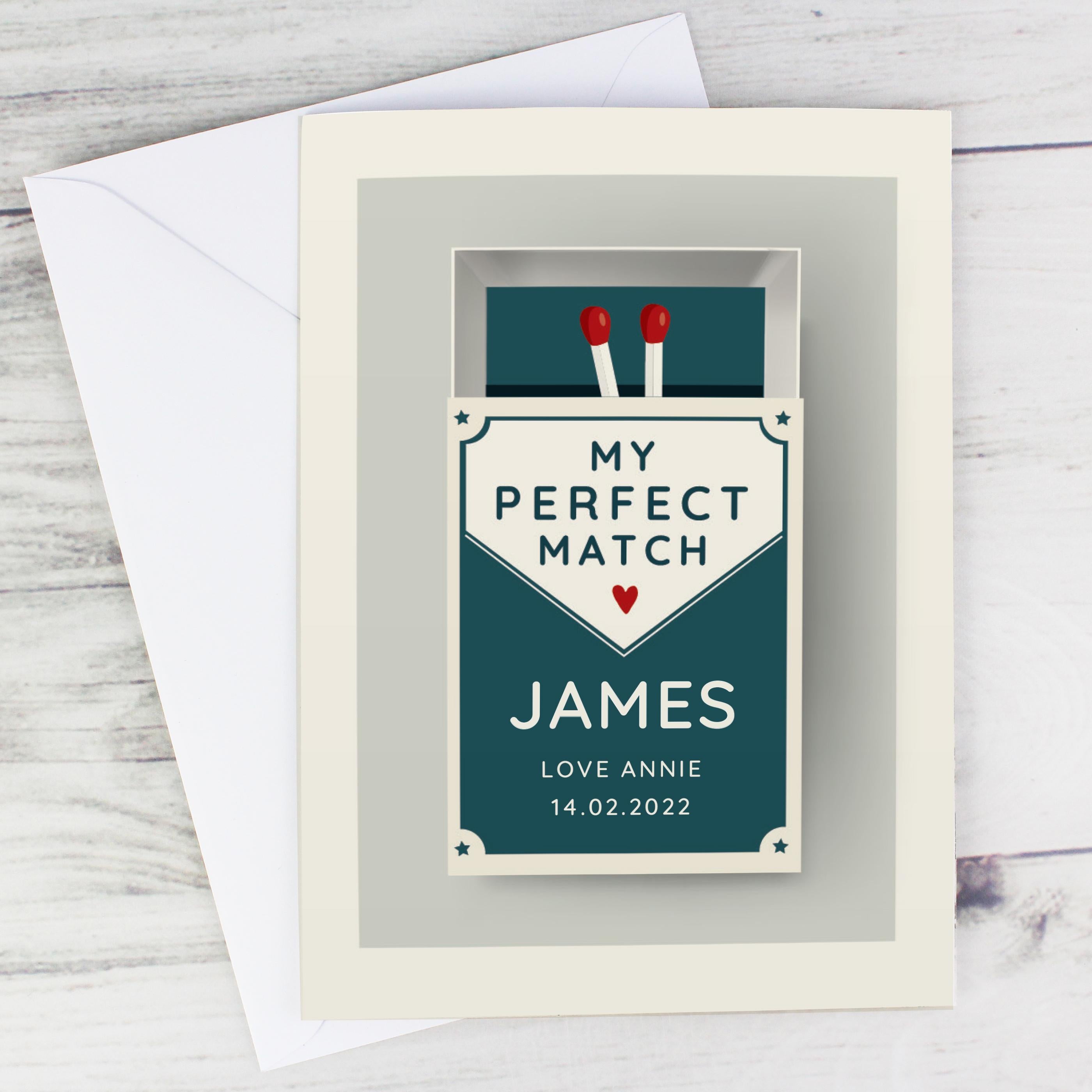 Personalised The Perfect Match Card – The Personal Shop