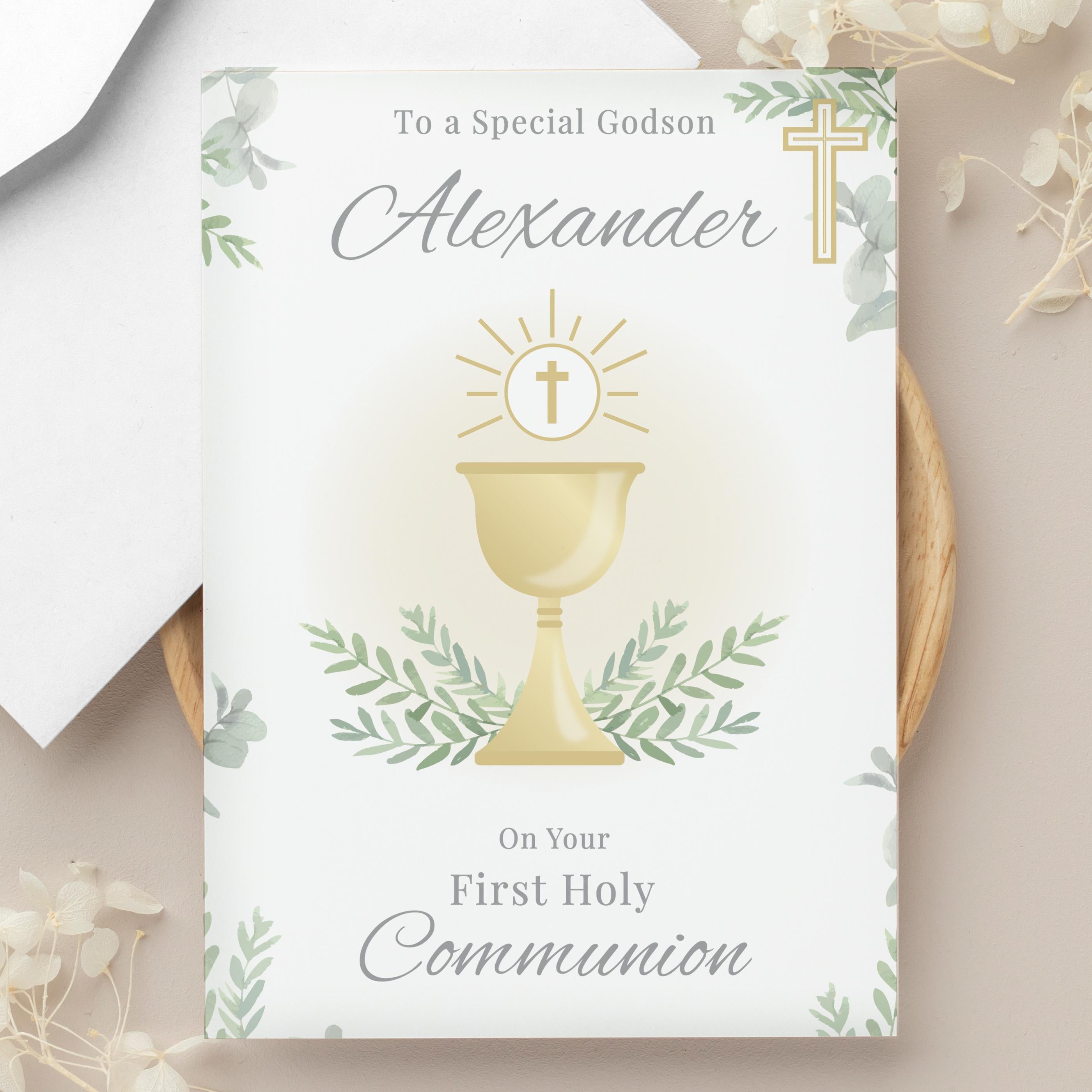 Personalised First Holy Communion Card – The Personal Shop