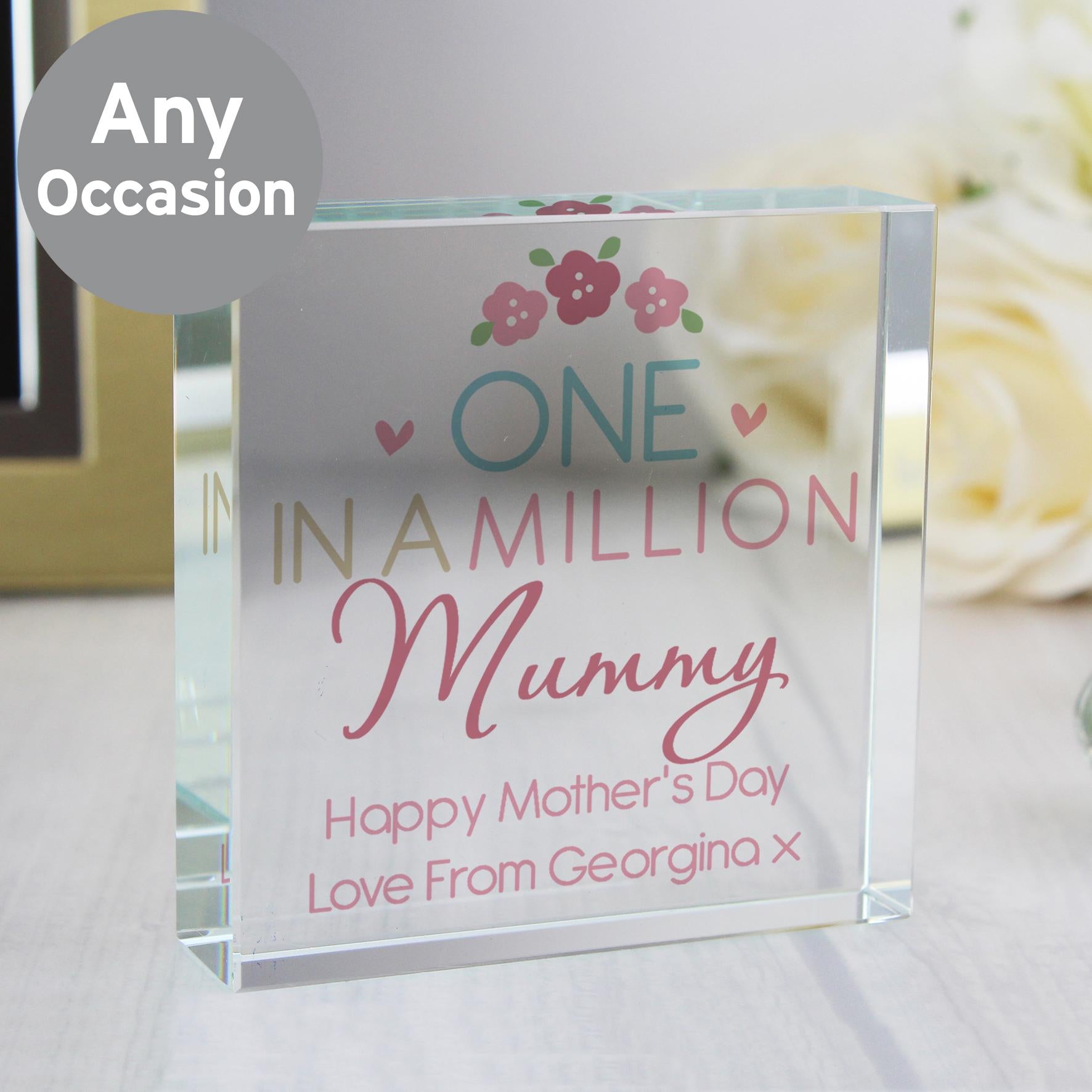 Personalised One in a Million Crystal Token – The Personal Shop