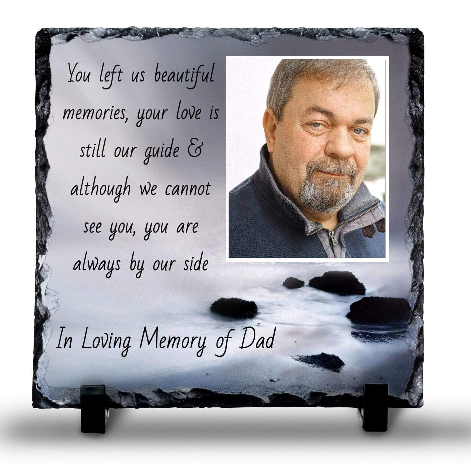 Personalised In Loving Memory Photo Rock Slate – The Personal Shop