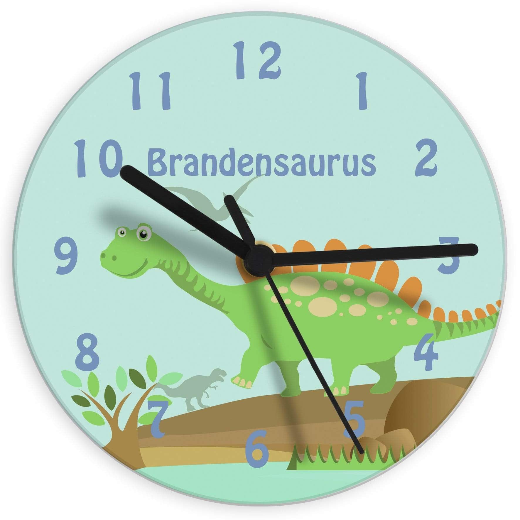 Personalised Dinosaur Clock Delivered | The Personal Shop