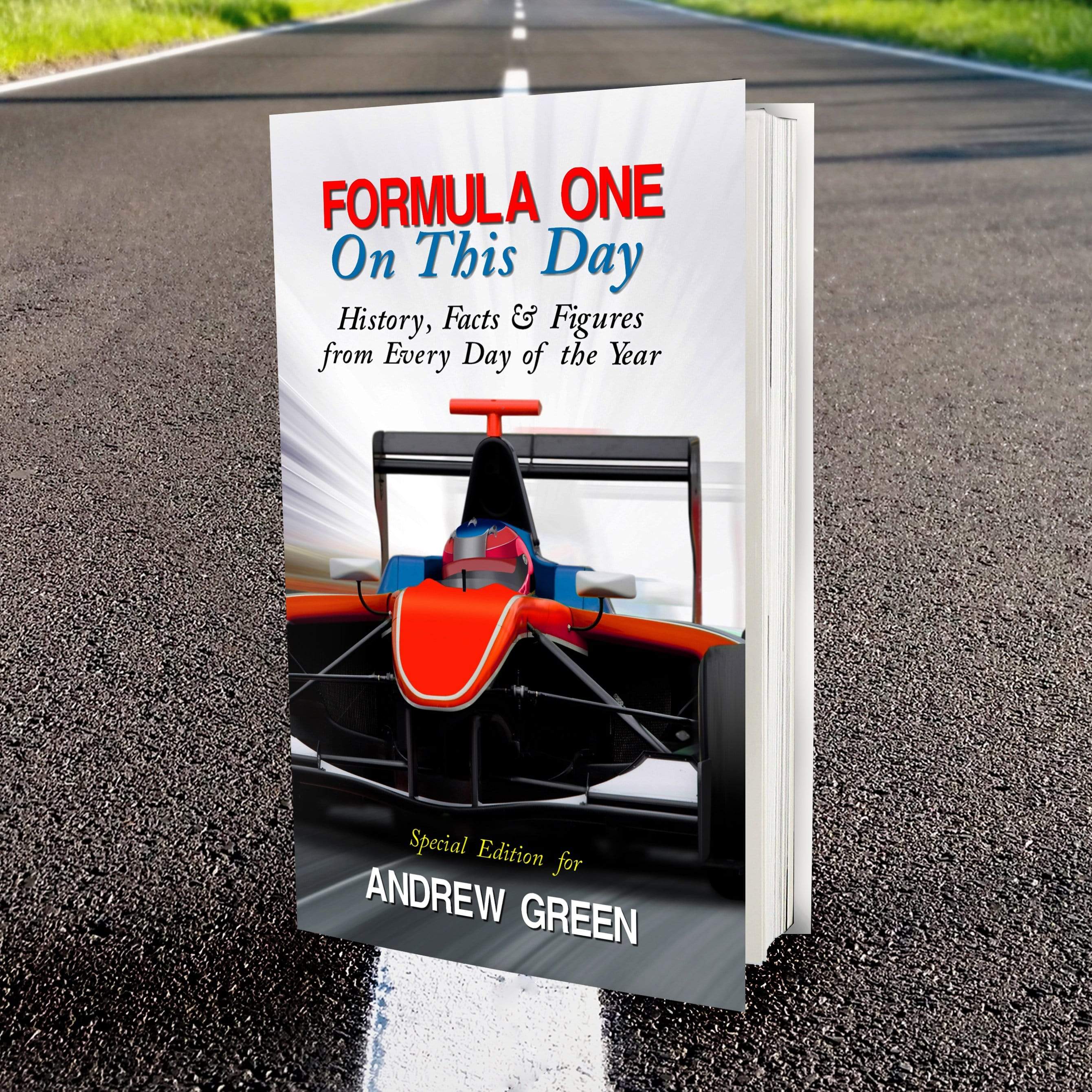 Personalised Formula 1 On This Day Book Delivered | The Personal Shop