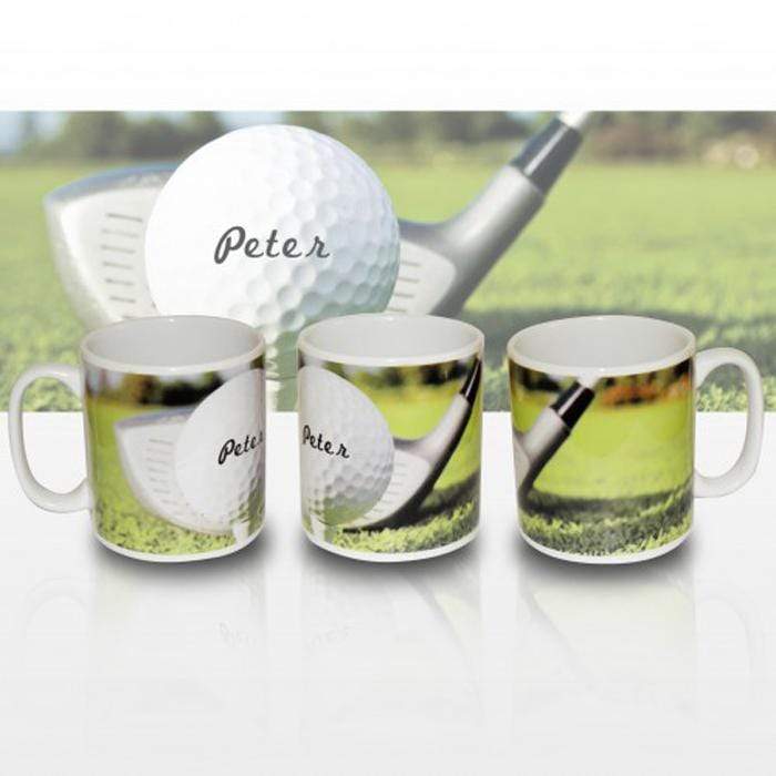 Personalised Golf Ball Mug Delivered | The Personal Shop