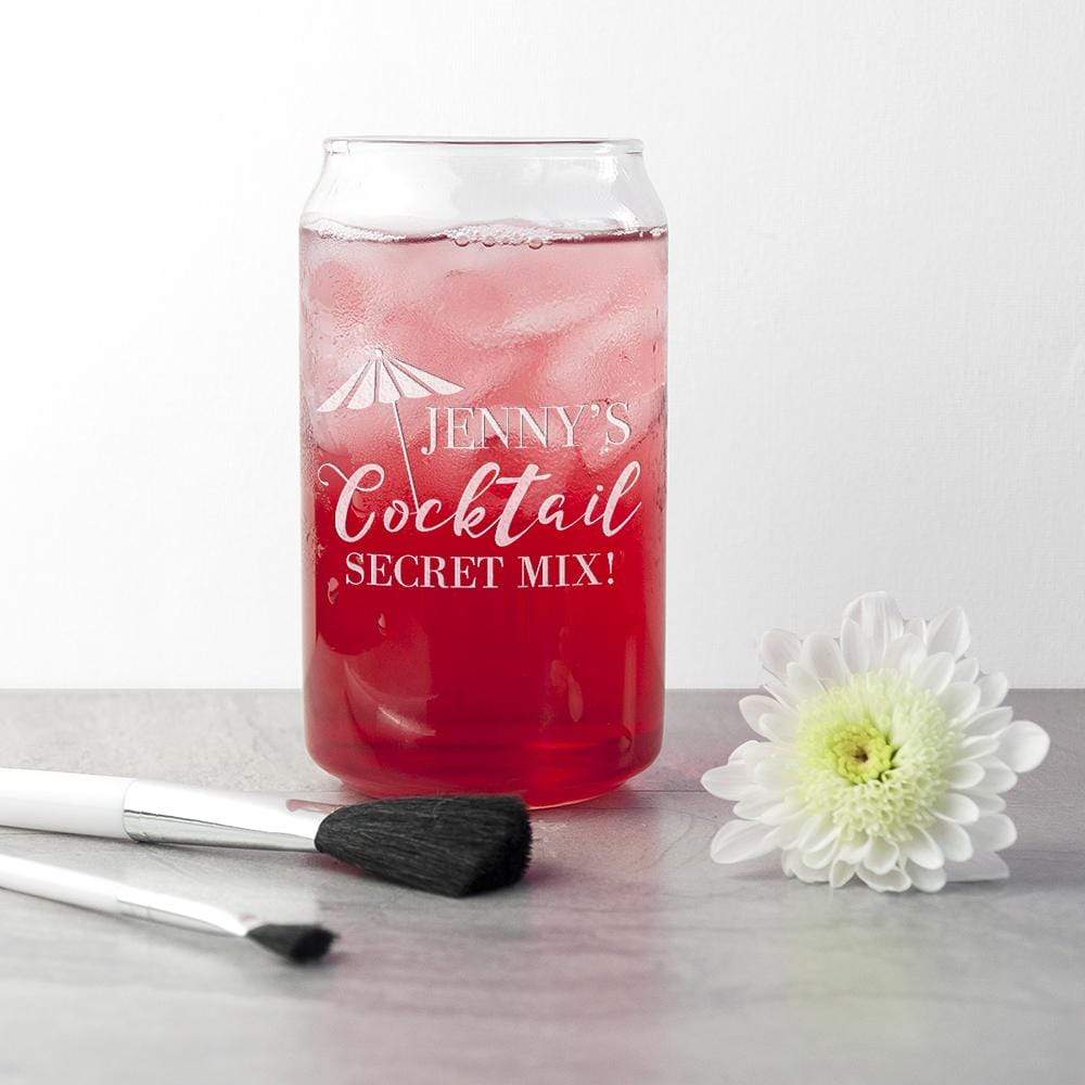 Personalised Happy Hour Can Glass Delivered | The Personal Shop