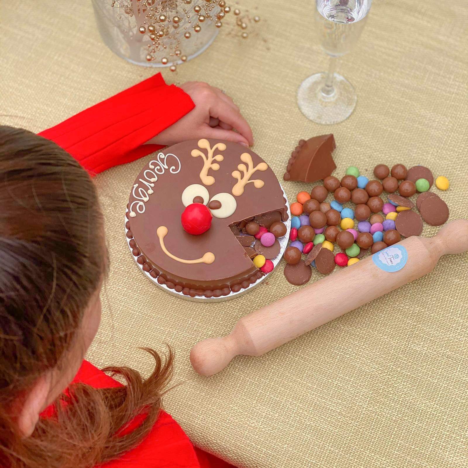 Personalised Mini Rudolph Smash Cake – The Personal Shop