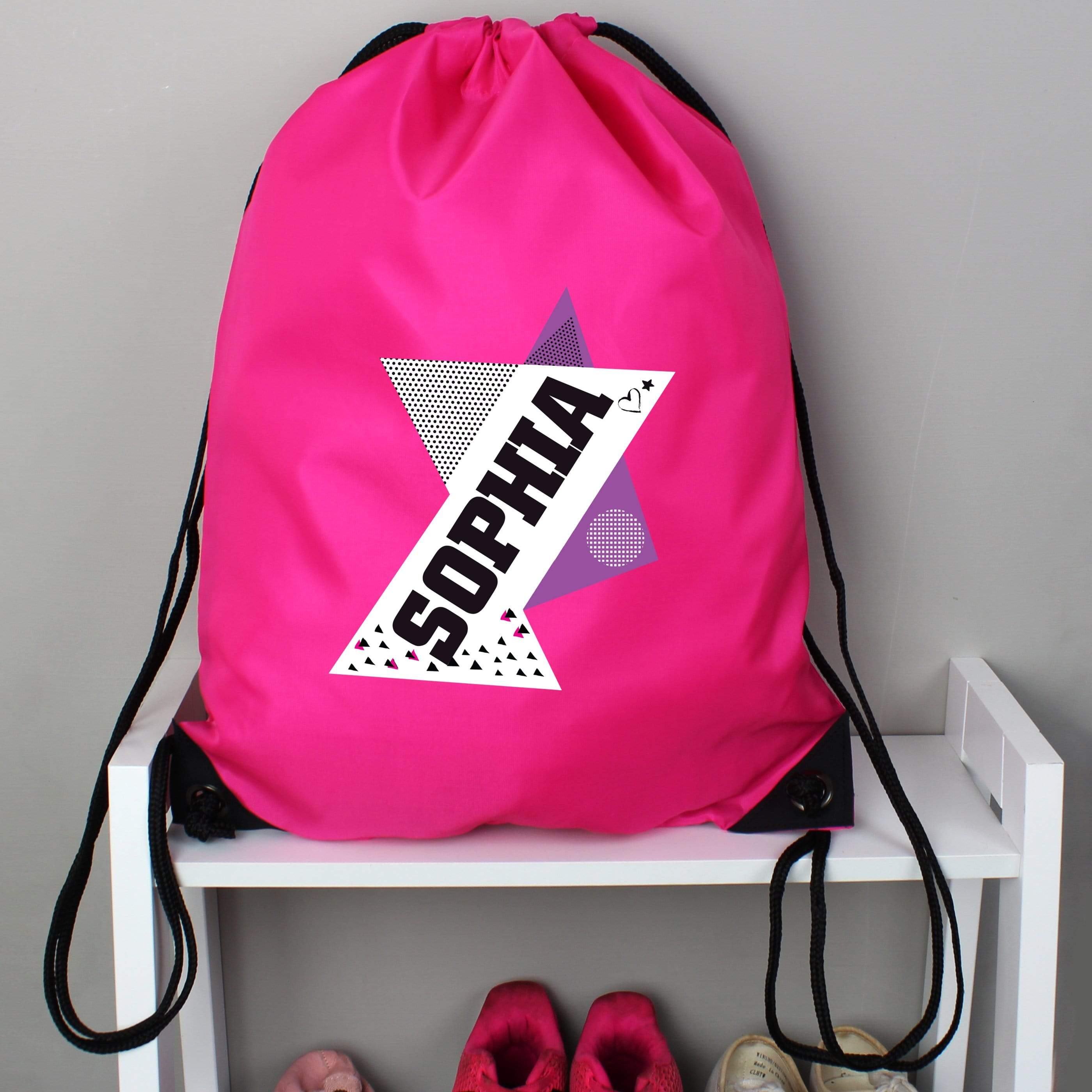 Personalised Dance Pink Kit Bag Delivered | The Personal Shop