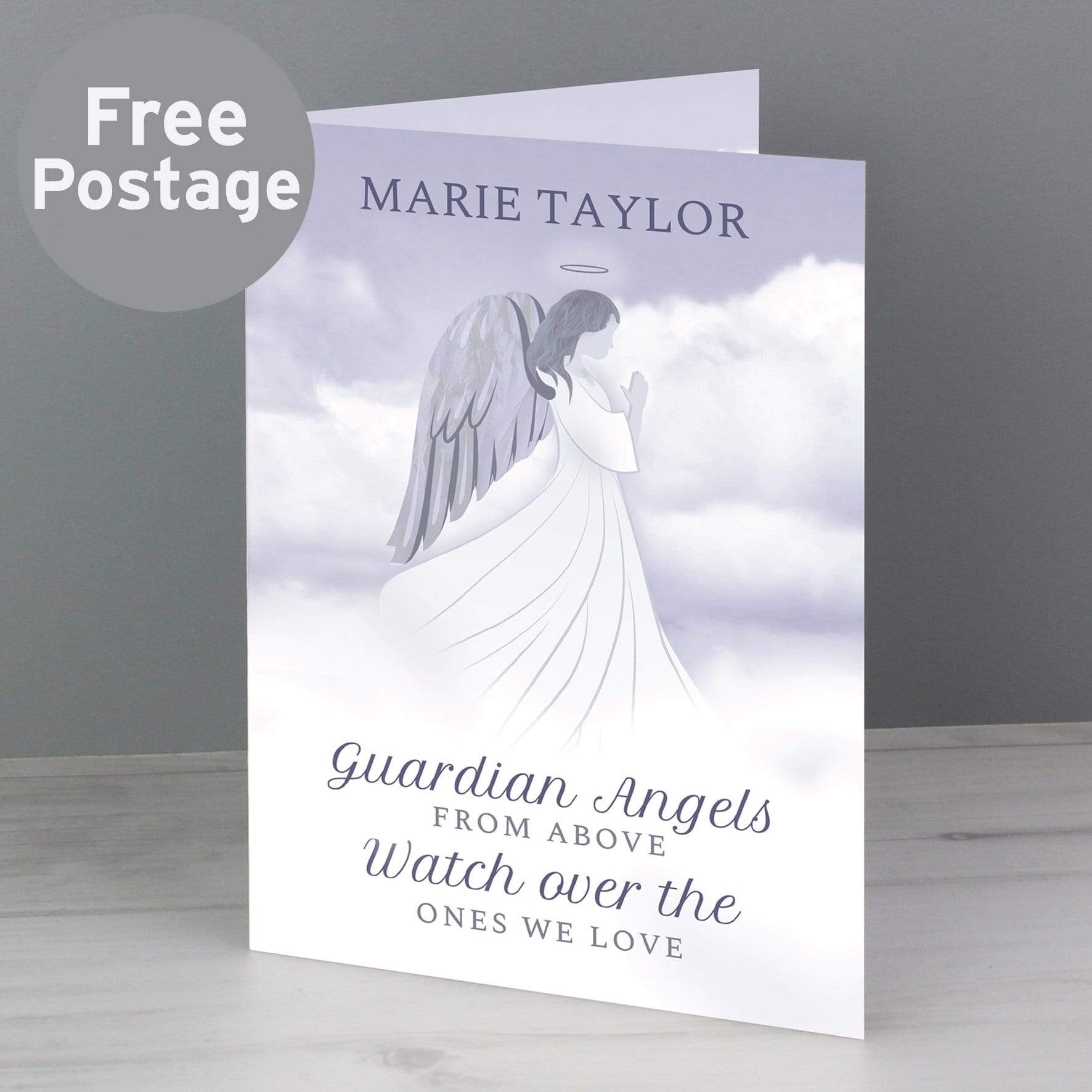 Personalised Guardian Angel Card Delivered | The Personal Shop