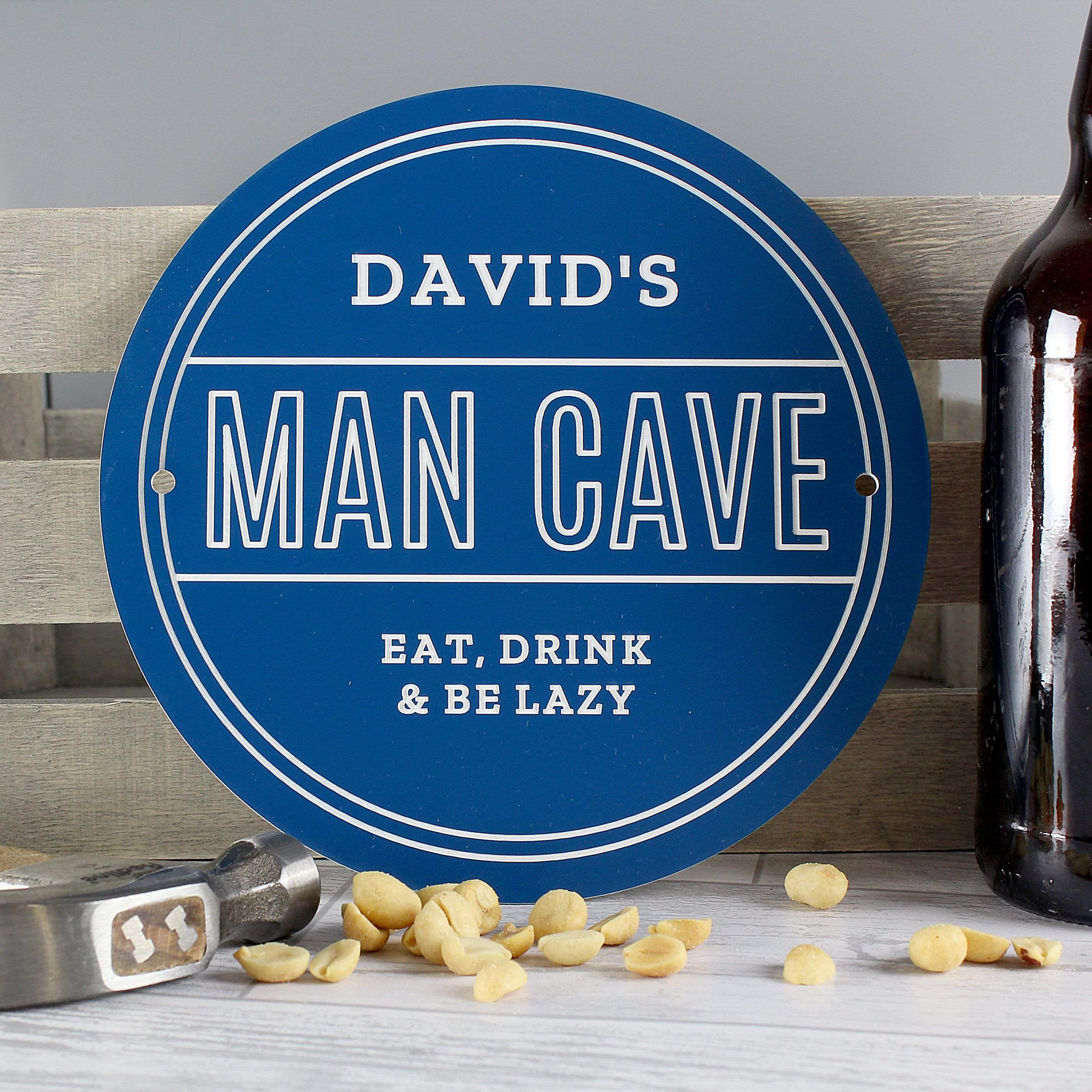 Personalised Man Cave Heritage Plaque Delivered | The Personal Shop
